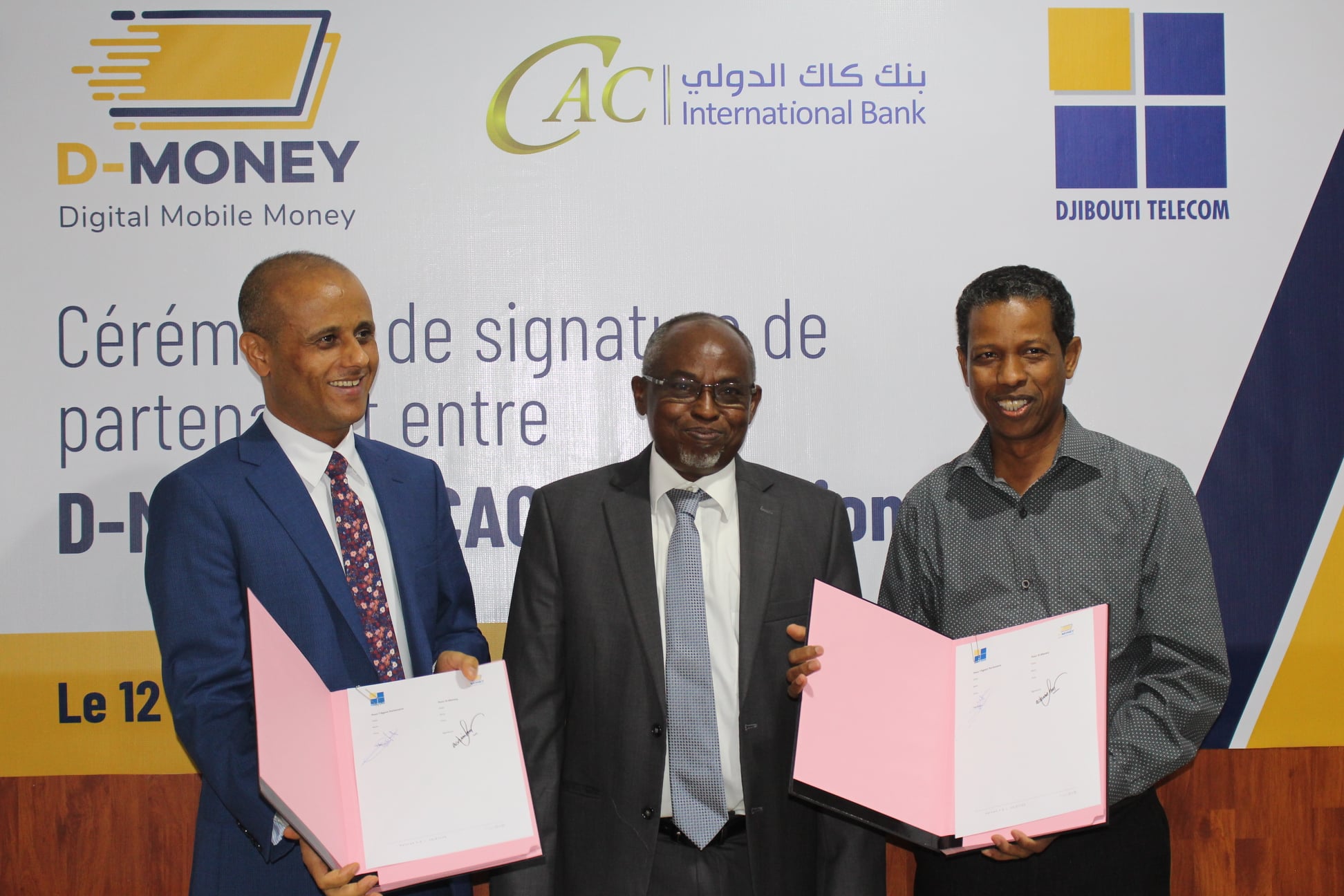Nouveau partenariat !!! D-MONEY – CAC International Bank – D-Money