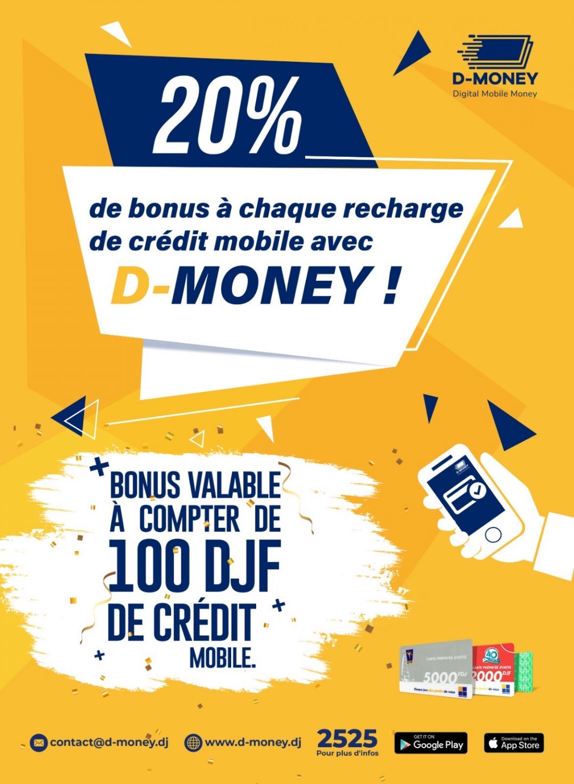 Rechargez votre téléphone en crédit mobile et recevez 20% de bonus ...